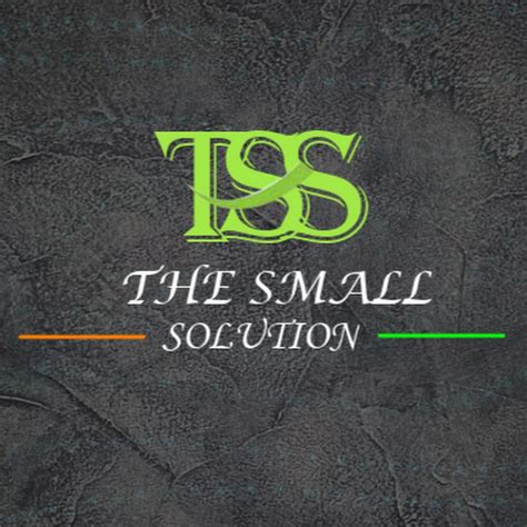 The Small Solution Youtube