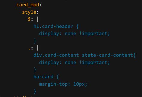🔹 Card Mod Add Css Styles To Any Lovelace Card Page 273