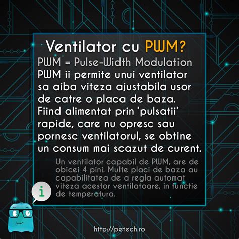 Ventilator Cu PWM PeTech Tech Idei Si Ghiduri