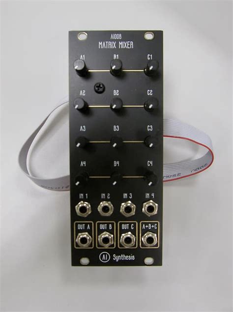 Ai Synthesis Ai008 Eurorack Matrix Mixer Reverb