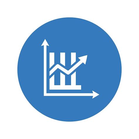 Premium Vector Analytics Business Chart Icon Rounded Vector Design