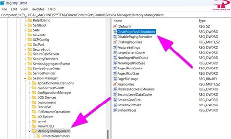 Cách tự động xóa file Pagefile sys khi tắt máy Windows 10