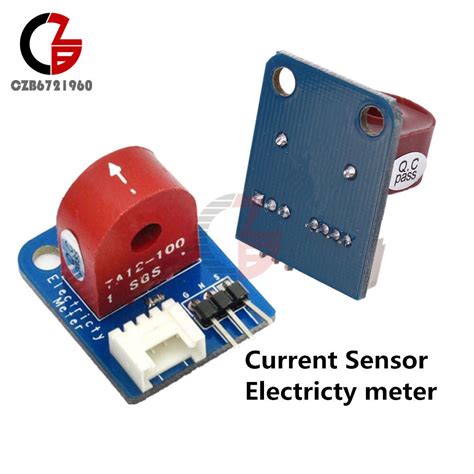 5v 3 Pin Analog Current Sensor Electricty Meter Ac 5a Ammeter Board For