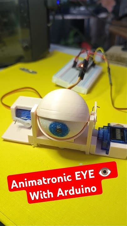 اخترعت عين متحركة 👀 باستعمال الأردوينو و محركات السيرفو Arduino