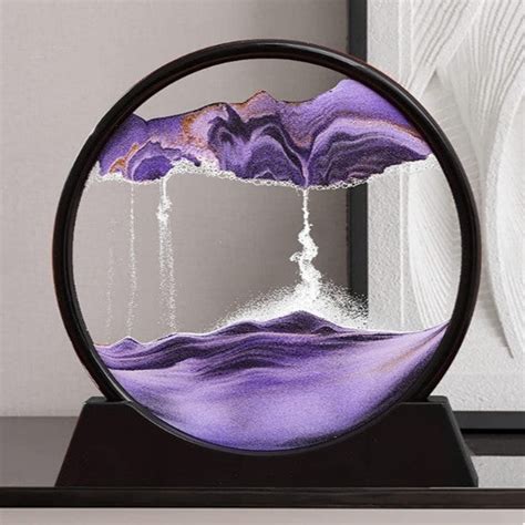 3d Moving Sand Art Lamp With Stand Sand Lamp For Room And Home Decorat