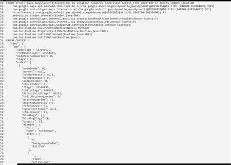 Android Java Lang SecurityException My Location Requires Permission ACCESS FINE LOCATION Or
