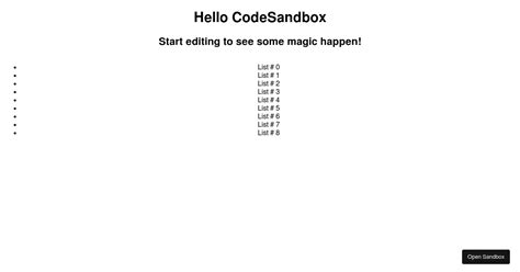 simple infinite scroll codesandbox