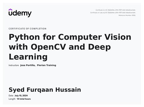 Furqaan Hussain On Linkedin Python Computervision Deeplearning Opencv Machinelearning