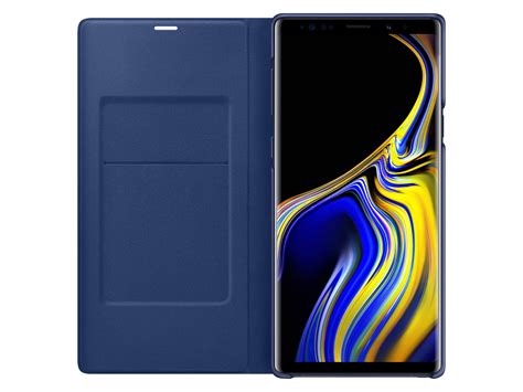 Galaxy Note9 Led Wallet Cover Ocean Blue Mobile Accessories Ef
