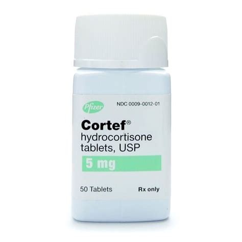 Cortef® Hydrocortisone 5 Mg Tablets 50 Count Mcguff