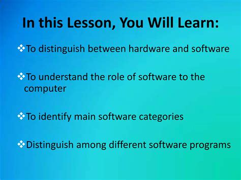 computer software 7th grade pptx