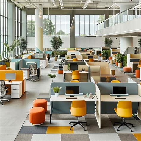 Modern Office Design Trends Premium Ai Generated Image