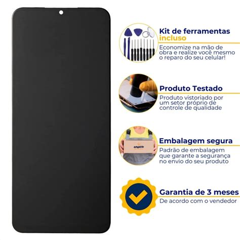 Tela Frontal Display Touch Lcd Compat Vel A A Standard Emp Rio Do Celular