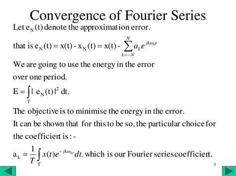 PPT Convergence Of Fourier Series PowerPoint Presentation Free Download ID