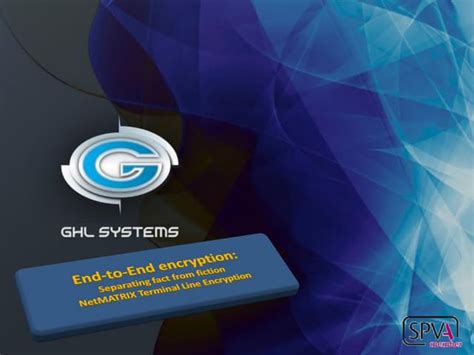 Ghl Systems Net Matrix Terminal Line Encryption 2009 2010 Pdf