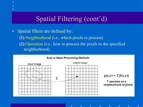 spatial filtering in intro image processingr ppt