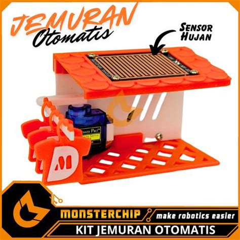 Jual Kit Jemuran Otomatis Arduino Menggunakan Servo And Raindrop Sensor