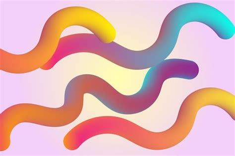Premium Vector Soft Gradient Abstract Shapes Background
