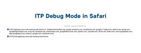 Debugging Intelligent Tracking Prevention In Safari Bram Us