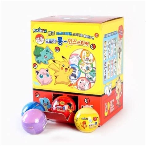 2000포켓몬캡슐오로라스티커 랜덤 우리무역iwoori Kr
