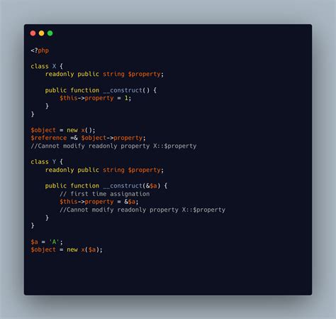 Cannot Indirectly Modify Readonly
