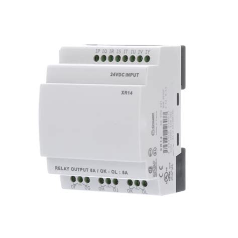 Crouzet 88970231 I O Extension Module XR14 24VDC 8 Input 6 Relay Output RS
