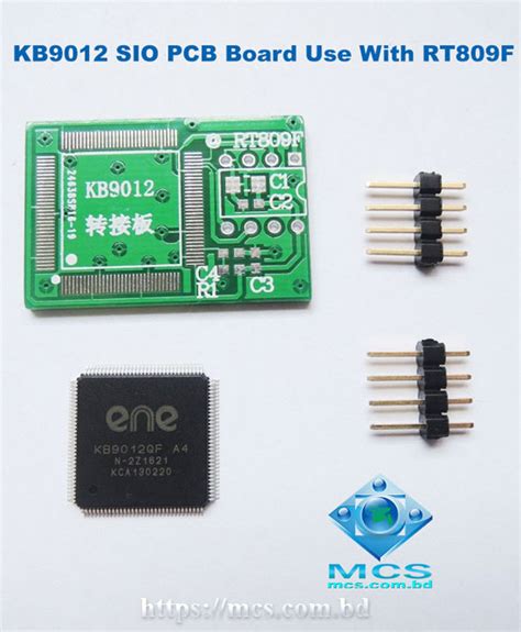 Kb9012 Sio Pcb Board Use With Rt809f Bios Programmer Mcs