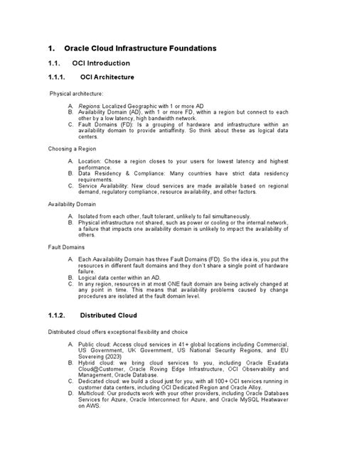 Oci Fundamentals Pdf