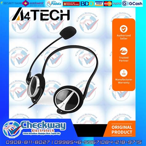 A Tech Stereo Headset Superior Bass Driven Sound HS P Omnidirectional Noise Cancelling