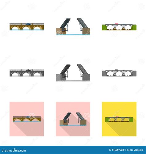 Isolated Object Of Connection And Design Logo Collection Of Connection And Side Stock Symbol