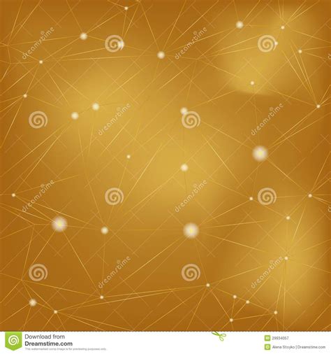 Abstract Molecule Structure Stock Vector Illustration Of Atom