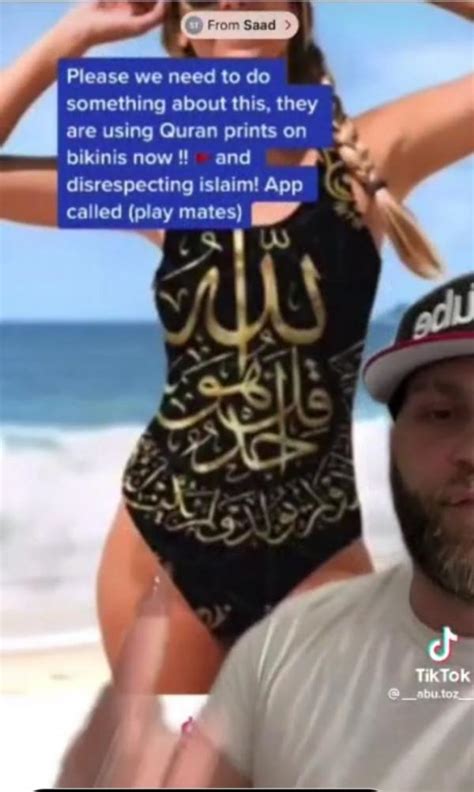 Viral Video Di Tiktok Gambar Foto Model Wanita Seksi Berbikini Berlurik Ayat Suci Al Qur An