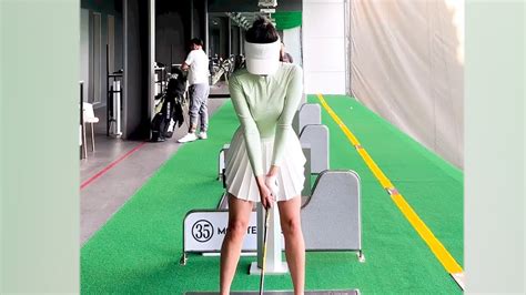 주니어출신의 에이빈 미녀골퍼의 멋진 하체리드 Youtube