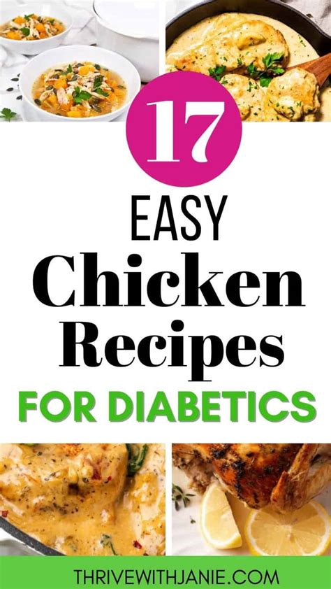 17 Easy Low Carb Diabetic Chicken Recipes Thrive With Janie