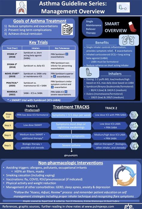 96 Guidelines Series Gina Guidelines Asthma Treatment And Management Pulmpeeps