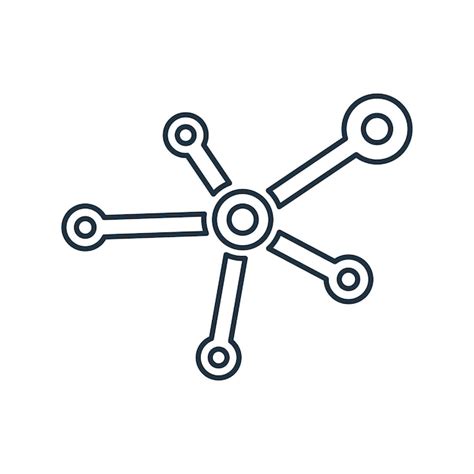 Premium Vector Connectivity Outline Icon Line Art Vector