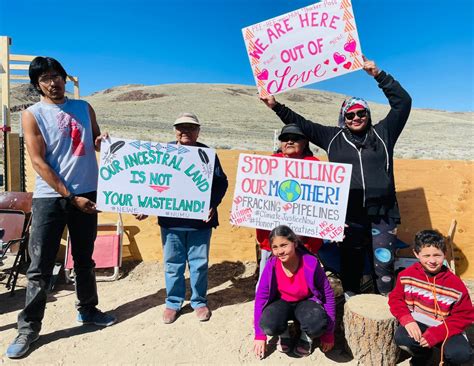 April 13 2021 Native Americans Converge At Proposed Thacker Pass