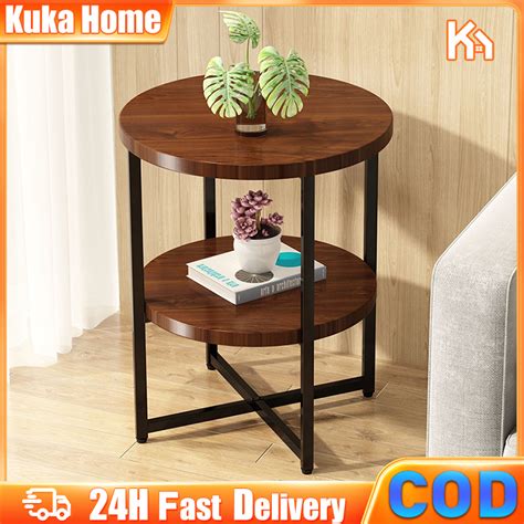 ☕meja Kopi Kecil Nordic Bed Side Table Coffeeandtea Table Small Round
