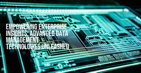 Empowering Enterprise Insights Advanced Data Management Technologies Unleashed