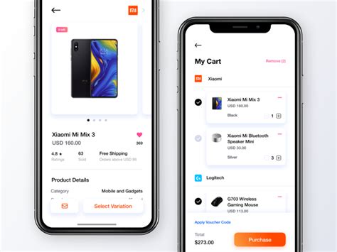 Product Details And Check Out By Left Aligned Dribbble Dribbble Mobile Ui Design App Ui