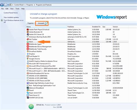How To Uninstall Atom Windows Step By Step Guide With Screenshots