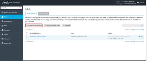 How To Create Email Accounts In Plesk Control Panel HostOnNet