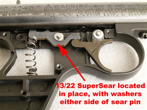 Archer On Airguns Crosman 1377 Or 2240 Trigger Pull Weight Too Heavy Heres How To Improve It