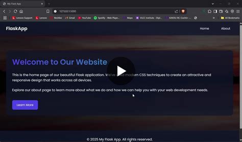 Day 50 Build A Flask Web App With Glassmorphism Anirudhan Valsan