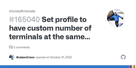 Set Profile To Have Custom Number Of Terminals At The Same Time By