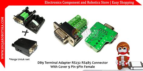 Db9 Terminal Adapter Rs232 Rs485 Connector With Cover 9 Pin 9pin Female Db9 Terminal Adapter Rs232 Rs485 Connector With Cover 9 Pin 9pin Female