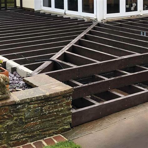 Arborjoist Recycled Plastic Sub Frame Decking Joists 3000 X 50 X 50mm Howarth Timber