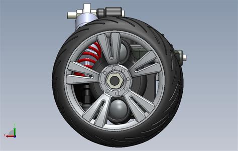 车辆悬挂系统 Solidworks 2014 模型图纸免费下载 懒石网
