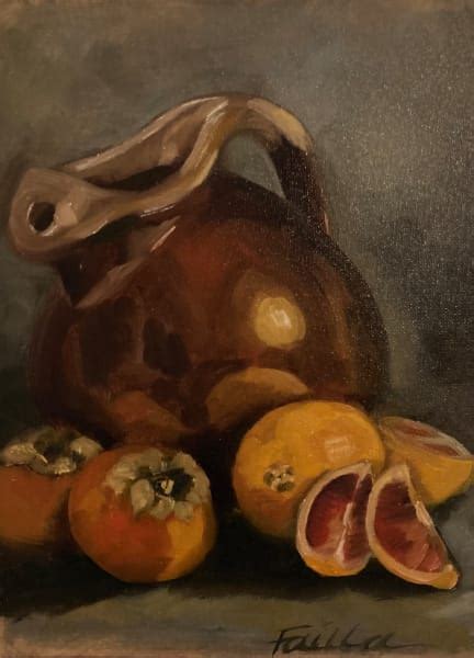 Classic Pitcher With Fruit By Fran Failla Artwork Archive