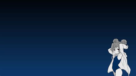 배경 화면 도라 도라 아이 사카 타이가 머리에 손을 대다 Twin Buns 푸른 수영복 원피스 수영복 선택적 채색 자주색 눈 애니메이션 소녀들 앞머리